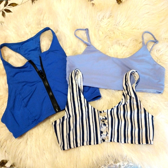 SHEIN | Swim | Swimming Tops 3 Pack Medium | Poshmark